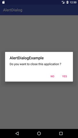 Android AlertDialog Example Online Tutorials Library List Tutoraspire