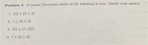 solved problem 2 [4 marks] determine which of the following