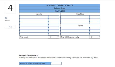Solved On July 1 2023 Academic Learning Services Entered
