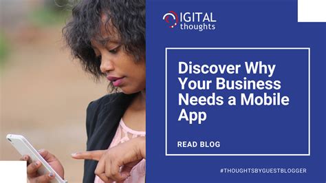 Why Does Your Business Need A Mobile App T DG Blog Digital Thoughts