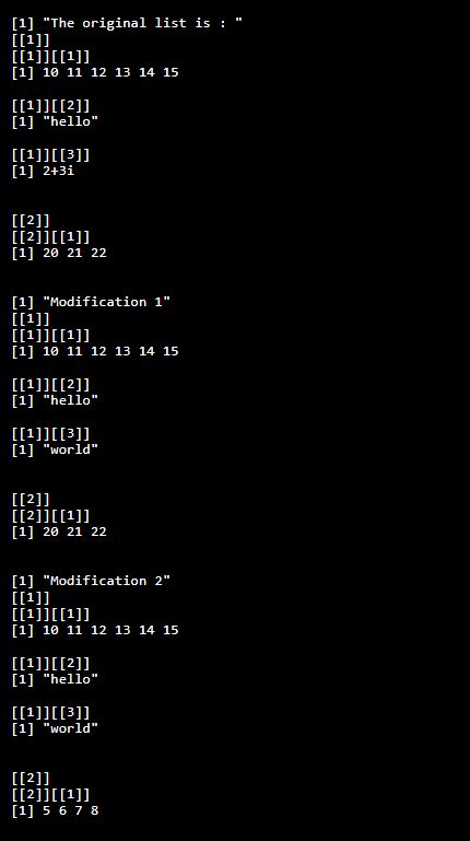 Two Dimensional List In R Programming Tpoint Tech