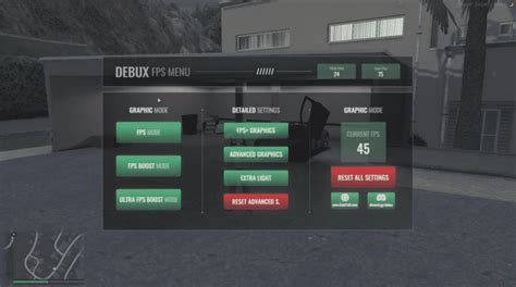 FPS Booster System V2 [FPS Menu][Standalone] | FiveM Store