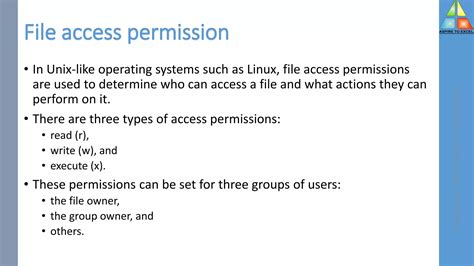 File Access Permission Ppt