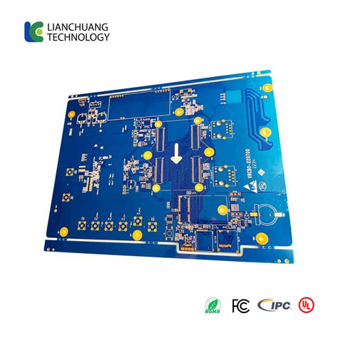 5g Qualcomm Solution 10 Layer High Density Interconnection Circuit Board Handheld Equipment