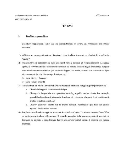Tp Rmi Pdf