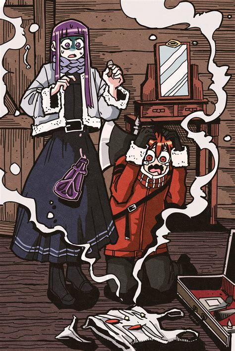 Fern And Stark Sousou No Frieren Drawn By Hansoom Latebirdwakeup Danbooru