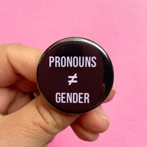 Pronouns Gender Pronouns Dont Equal Gender LGBTQ Pride Etsy