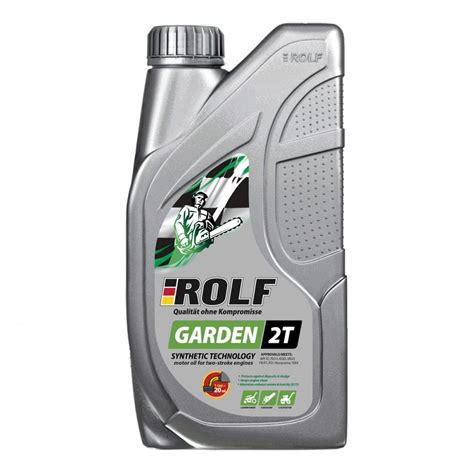 Масло моторное ROLF GARDEN 2T API TC JASO FB/FC/FD 1л полусинтетическое