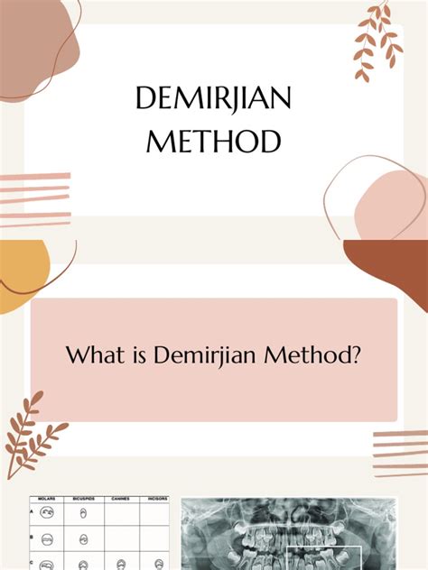 Demirjian Method Pdf