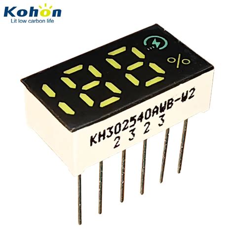 Character Led Display 7 Segment 025 Inch Digit 188 Customized Icons