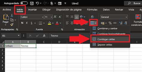 Cómo Unir Y Separar Celdas En Excel Tutorial Paso A Paso