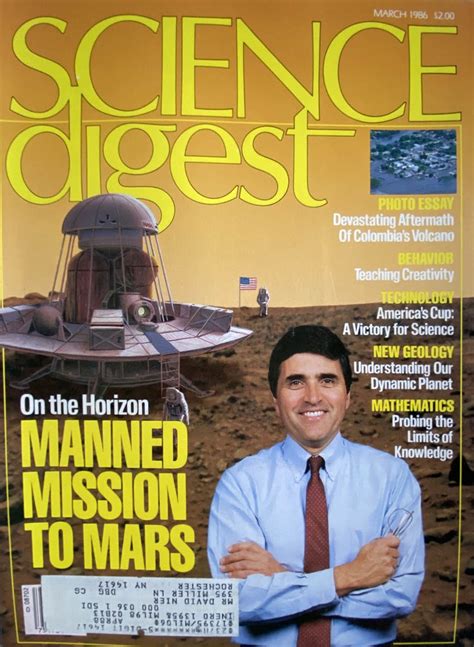 Science Digest March 1986 On The Horizon Manned Mission To Mar