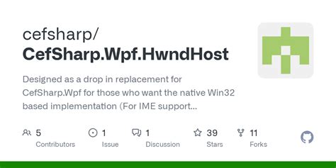 Cefsharpwpfhwndhostcefsharpwpfhwndhostexampleappxaml At Master