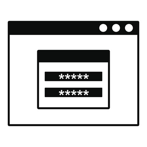 Login Account Icon Simple Style 14580011 Vector Art At Vecteezy