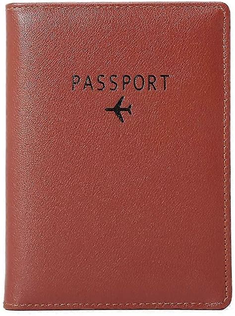 Passport Cover Leather Rfid Protection Travel Case Passport Cover Passport Folder Passport