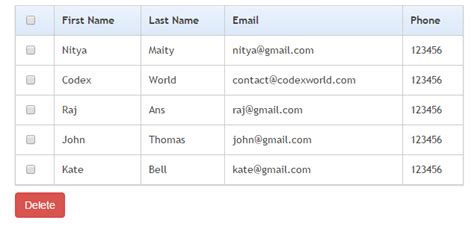 How To Make Delete Multiple Rows Using Php Sourcecodester