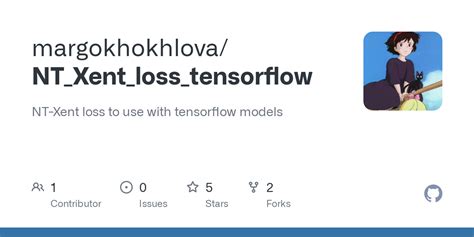 Github Margokhokhlovantxentlosstensorflow Nt Xent Loss To Use