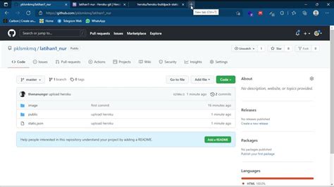 Cara Mengupload Html Ke Heroku Youtube Cara Mengupload Html Ke Heroku Youtube