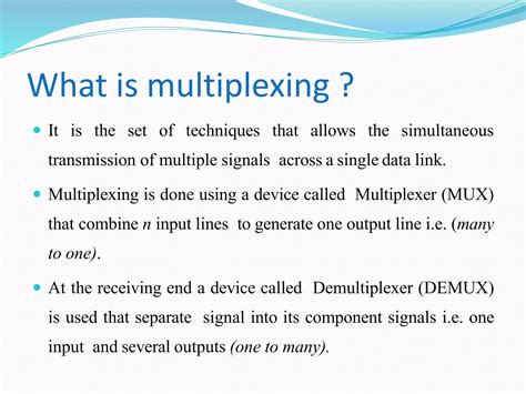 Multiplexing In Mobile Computing Pptx Technology And Computing
