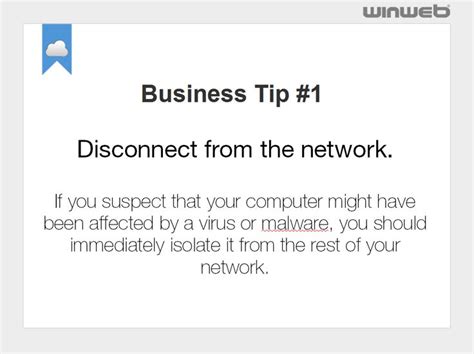 Tip Disconnect From The Network The Network
