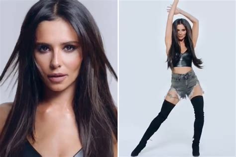 Cheryl Looks Stunning In A Crop Top And Hot Pants For Glamorous New