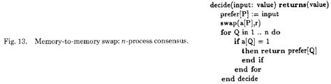 Concurrency Consensus Number Of Memory To Memory Swap Computer Science Stack Exchange
