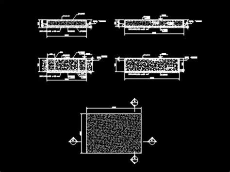 Foundation For System Fan Extraction In Autocad Cad Library