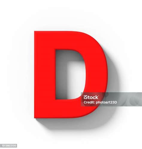 문자 D 3d 빨간 그림자직교 프로젝션 흰색 절연 0명에 대한 스톡 사진 및 기타 이미지 0명 3차원 형태 그늘 Istock