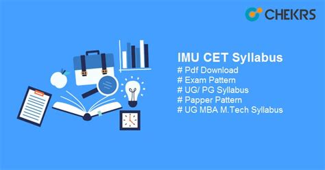 Imu Cet Syllabus 2025 Pdf Download Exam Pattern Ug Pg