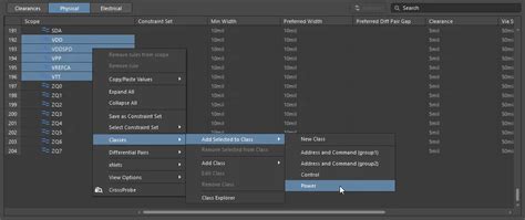 Defining Design Requirements Using The Constraint Manager Altium