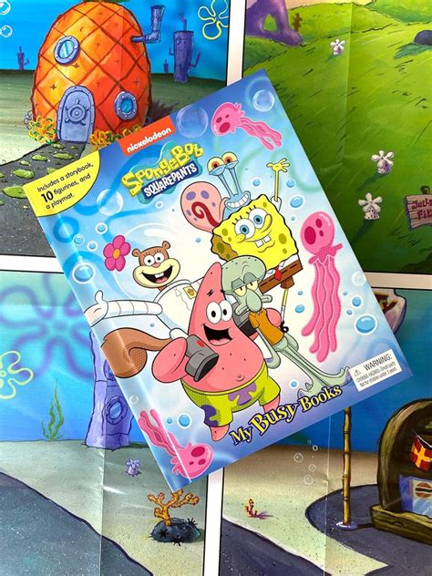 My Busy Book Nickelodeon Spongebob 25th Anniversary Toyster