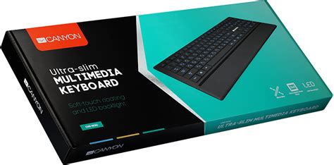 Клавиатура Canyon CNS-HKB6-RU проводная Черная: купить по цене 1 490 ...