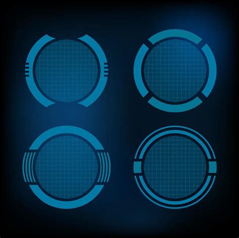 Set Of Scfi Cyber Future Frame Modern Element User Interface 19470983