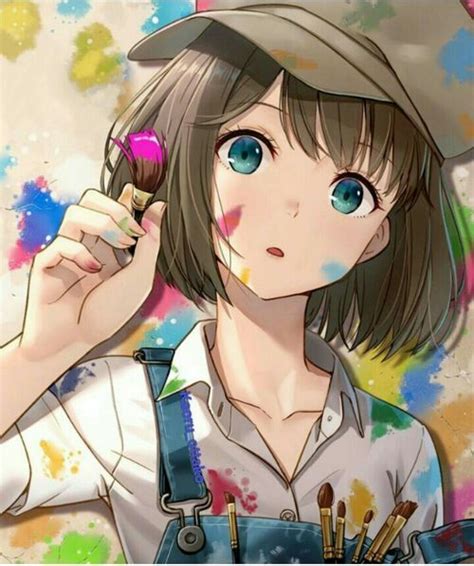 دختر انیمه ای عکس ویسگون