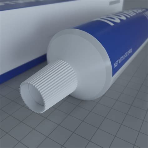 Toothpaste Container 3d Model Cgtrader