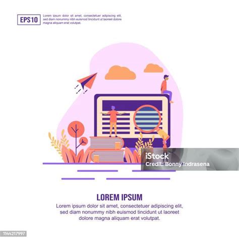 E 학습의 벡터 일러스트 레이 션 개념입니다 배너 전단지 승진 마케팅 자료 온라인 광고 비즈니스 프리 젠 테이 션을 위한 현대