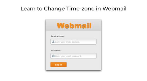 How To Change Time Zone In Webmail