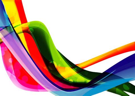 Color Wave Abstract Background Vector Graphic Free Vector