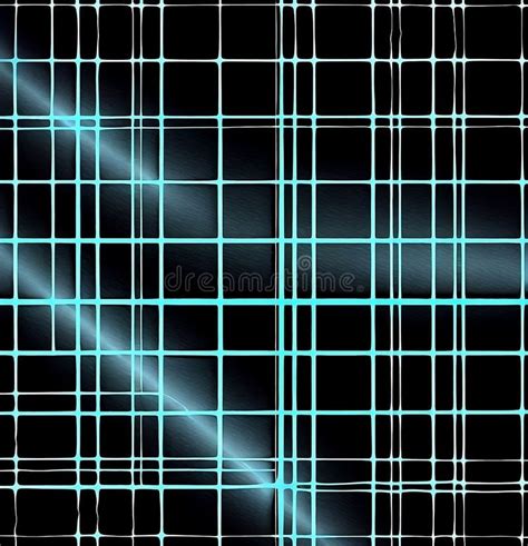 Cool Blue Grid Lines Wallpaper Generate By Ai Stock Illustration Illustration Of Line