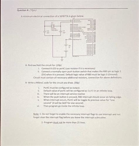 Solved Please List The Components Of A Microcontroller