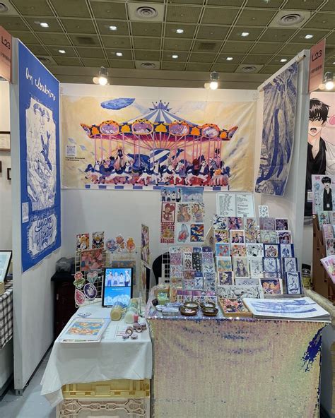 서울 일러스트레이션 페어 Vol17 후기 안녕하세요 행사장 한 가운데 L23 구름위를둥둥의 김구구입니다 오씨메이커스의 서울일러스트레이션페어 10주년 축하드리며 주최측도