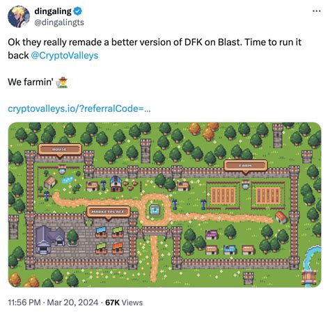 defi farming game crypto valleys is giving players juicy yield on