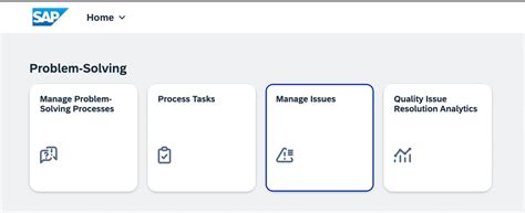 Create An Issue In Sap Quality Issue Resolution Fr Sap Community