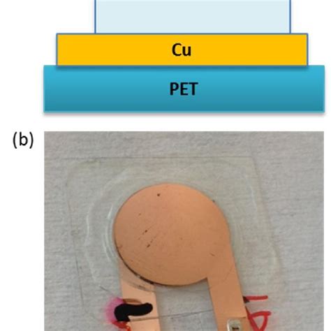 A A Schematic Side View Of The Piezoelectric Sensor Structure And B Download Scientific
