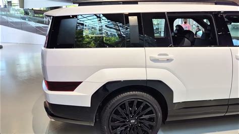 싼타페 캘리그래피 6인승 크리미 화이트 매트 블랙잉크 사양 Youtube