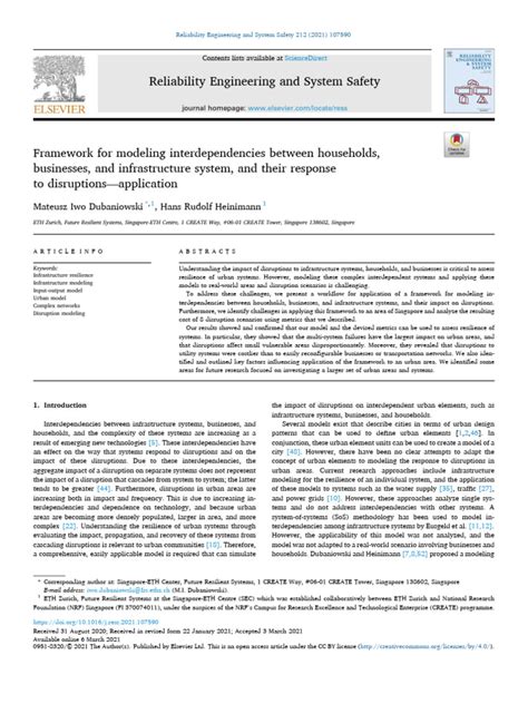 Framework For Modeling Interdependencies Hans Pdf System Simulation