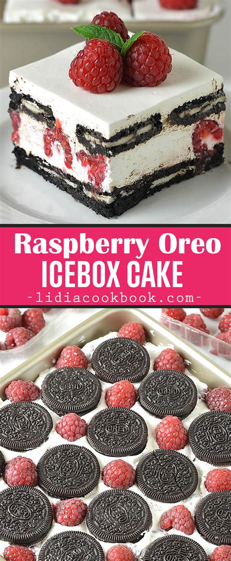 Raspberry Icebox Cake Lidias Cookbook