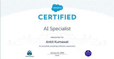 Salesforcecertifiedaispecialist Ankit Kumawat