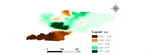Maps Of The Spatial Variability Of Soil Multifunctionality Download Scientific Diagram