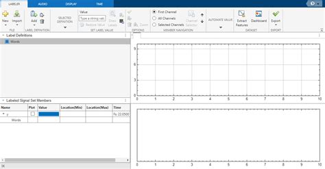 label spoken words in audio signals matlab and simulink